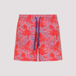 Vilebrequin Moorea Technical Fabric Swim Shorts - Red