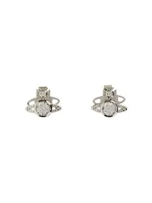 VIVIENNE WESTWOOD Vivienne Westwood Mini Orb Earrings Silver