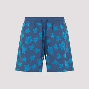 Vilebrequin Mini Flock Turtles Swim Shorts - Blue