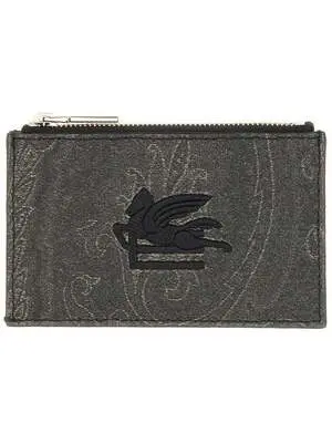 Etro Arnica Credit Card Holder - Black