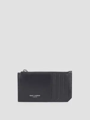 Saint Laurent Mini Monogram East/west Wallet - Notte