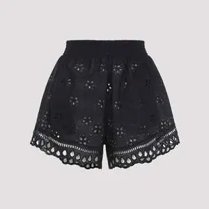 Ermanno Scervino Bermuda Mini Shorts For Summer 2025 - Black