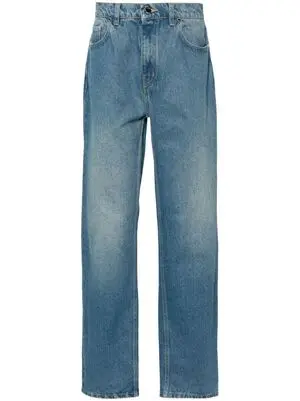 Casablanca Printed And Embroidered Pants - Denim
