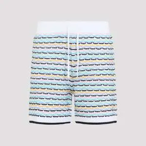 Casablanca Tuck Stitch Bermuda Shorts - Multicolour