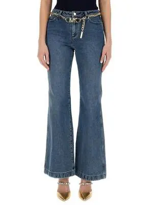 Michael Kors Flare Fit Jeans - Denim