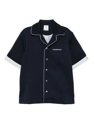 Casablanca Jacquard Mini Shirt For - Navy