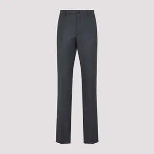 Etro Wool Roma Trousers - Grey
