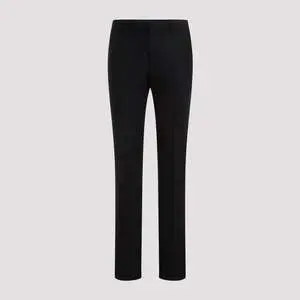 Etro Wool And Mohair Blend Tailored Trousers - Black