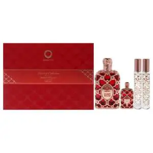 ORIENTICA Luxury Amber Rouge 4-piece Fragrance Set: 2.7 Oz Edp & Mini Sprays - Default