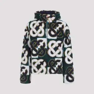 Casablanca Fleece Jacket With Graphic Print