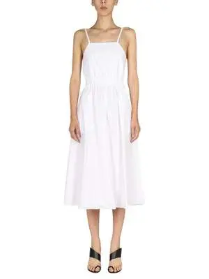 DEPARTMENT 5 Square Neck Mini Dress With Lace-up Back