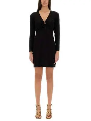 Michael Kors Slim Fit Mini Dress - Black