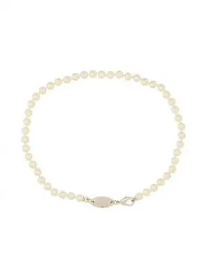 VIVIENNE WESTWOOD Stuart Necklace With Swarovski Pearls - Silver