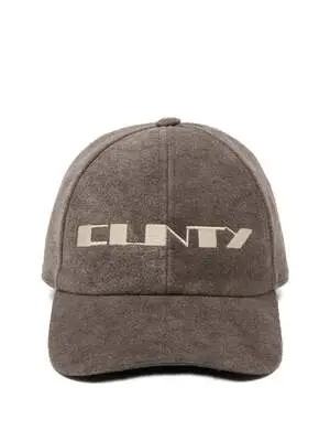Rick Owens Brushed Cotton Baseball Cap - Grey