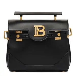 Balmain B Logo Top Handle Handbag Mini - Noir