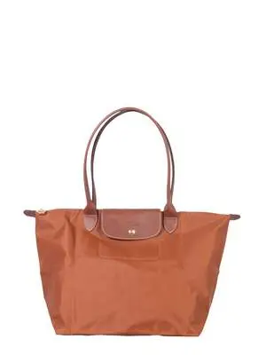 Longchamp Large Double Handle Shoulder Bag - Brown