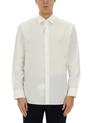 Etro Pegasus Logo Regular Fit Shirt - White