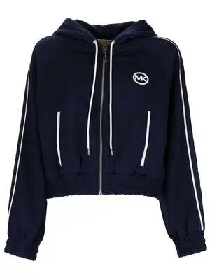 Michael Kors Zip-up Hoodie Jacket - Blue