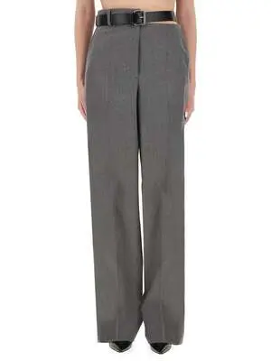 Stella McCartney Tailored Wide Leg Pants - Grey