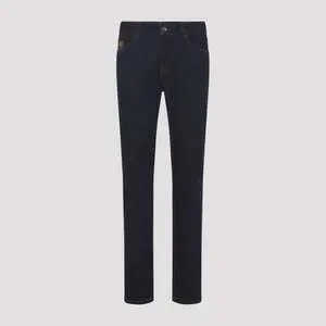Etro Slim-fit Cotton Denim Jeans - Blue