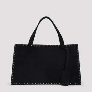 Phoebe Philo Mini Studded Suede Basket Handbag