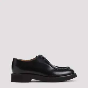 CHURCH`S Lace-up Leather Ankle Shoes - Black