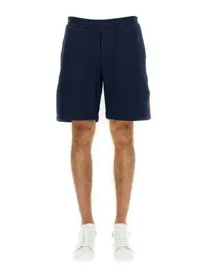 Alexander McQueen Logo-tape Jersey Shorts