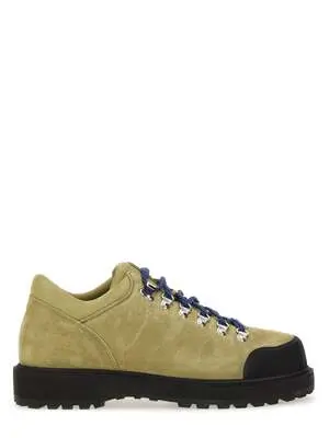 Diemme Lace-up Suede Boots - Beige
