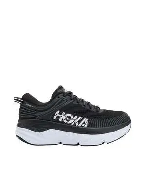 Hoka One One Bondi 7 Running Sneakers - Black / White
