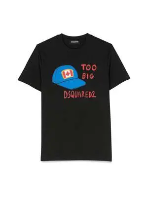 Dsquared2 Mini Graphic Print T-shirt - Black