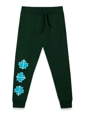 Dsquared2 Plush Logo Front Leg Pants - Green