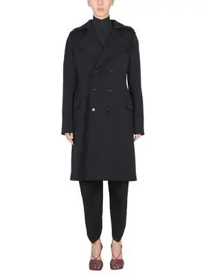 Bottega Veneta Double-breasted Wool Blend Coat