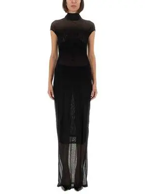 JEAN PAUL GAULTIER Sleeveless Maxi Dress - Black
