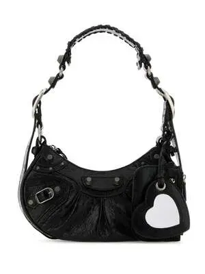 Balenciaga Mini Stylish Shoulder Handbag - Black