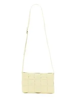 Bottega Veneta BOTTEGA VENETA Cassette Medium Crossbody Bag In Leather Beige