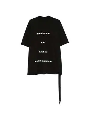 Rick Owens Crewneck T-shirt With Front Print