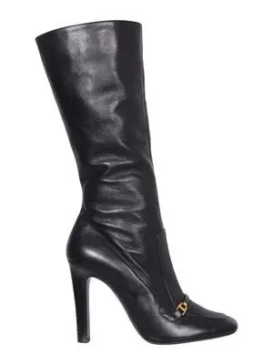 Saint Laurent Camden High-heeled Leather Boots