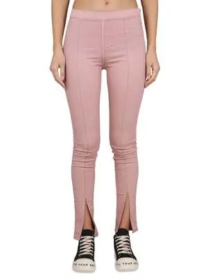 Rick Owens Elastic Waistband Denim Leggings For - Pink