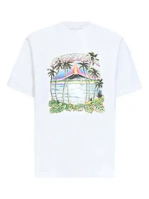 Casablanca Mini Jersey T-shirt For Ss26 Collection - Volcano