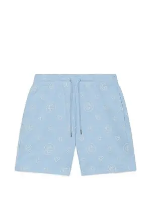 Casablanca Applique Monogram Sweat Shorts - Appliquemo