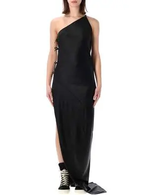 Rick Owens Liquid Jersey Temple Taco Dress