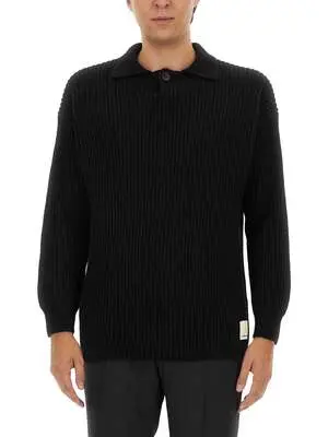 Emporio Armani Wool Jersey - Black