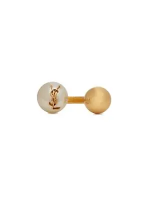 Saint Laurent Gold-tone Pearl Ring - Oro