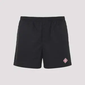Casablanca Monogram Jacquard Swim Shorts - Black