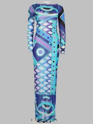 Emilio Pucci Elegant Mini Dress For - Azure