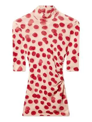 Stella McCartney High-neck Mesh Mini Top