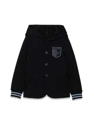 Emporio Armani Hooded Logo Blazer
