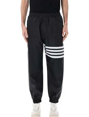 Thom Browne Shiny Ripstop 4-bar Track Pants