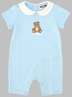 Moschino Mini Cotton Romper Set For Baby