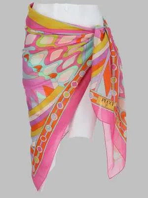 Emilio Pucci Printed Cotton Scarf